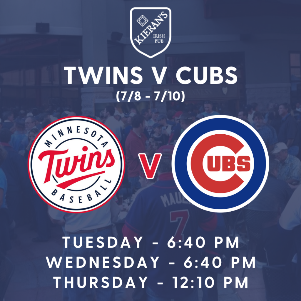 Minnesota Twins vs. Chicago Cubs, Twins Game Day Celebration at Kieran ...